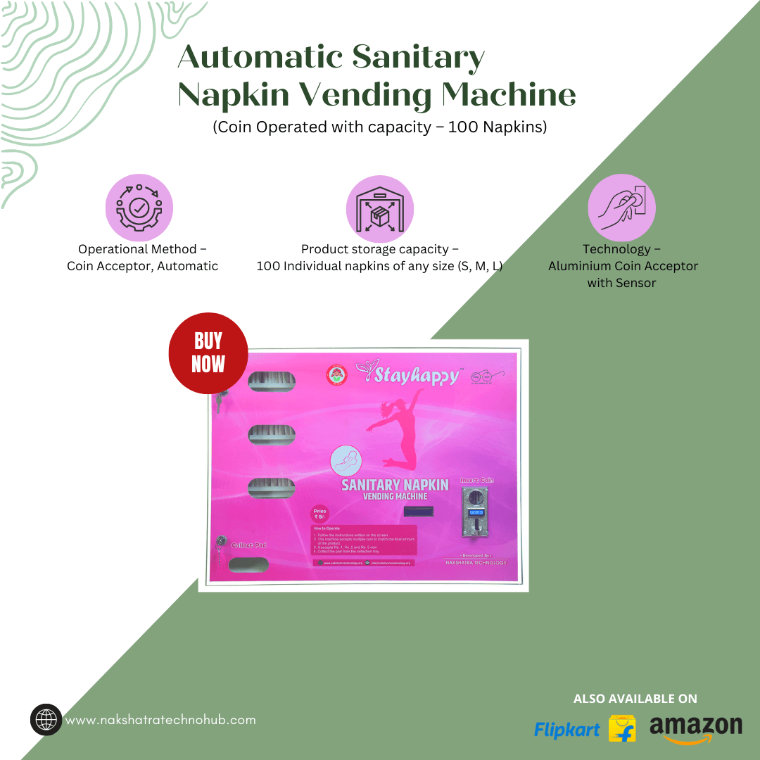 Coin Operated Automatic Sanitary pad Vending Machine 100 pads